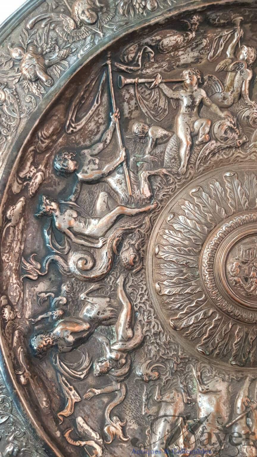 Mythological Creatures Plate By Kunstanstalt WMF Geislingen