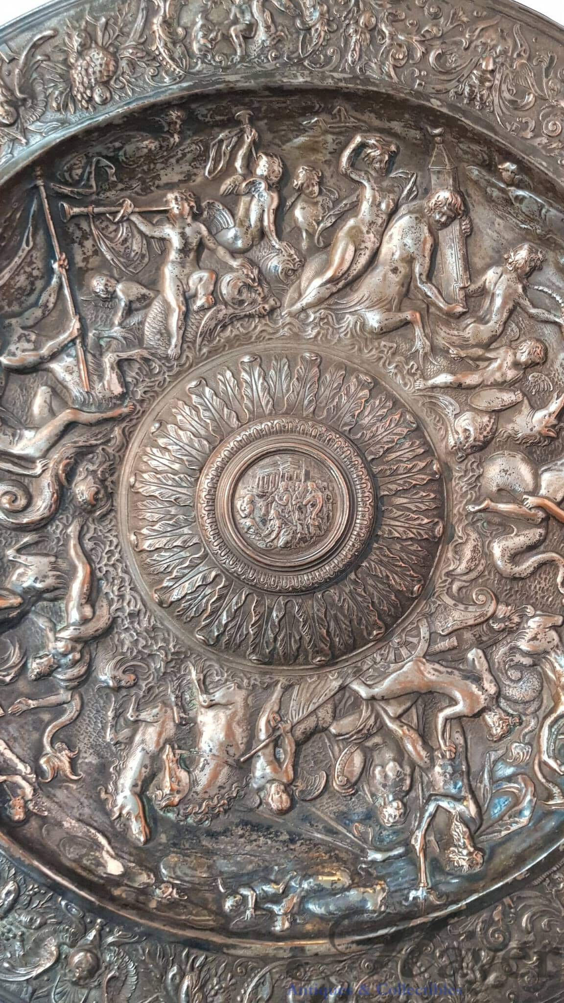 Mythological Creatures Plate By Kunstanstalt WMF Geislingen