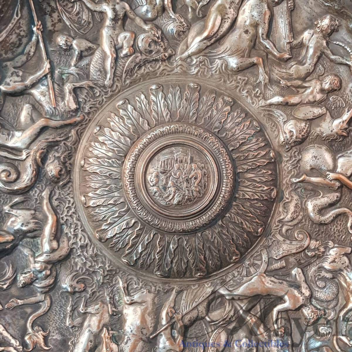 Prometheus Chain Bound To A Rock Sculpture