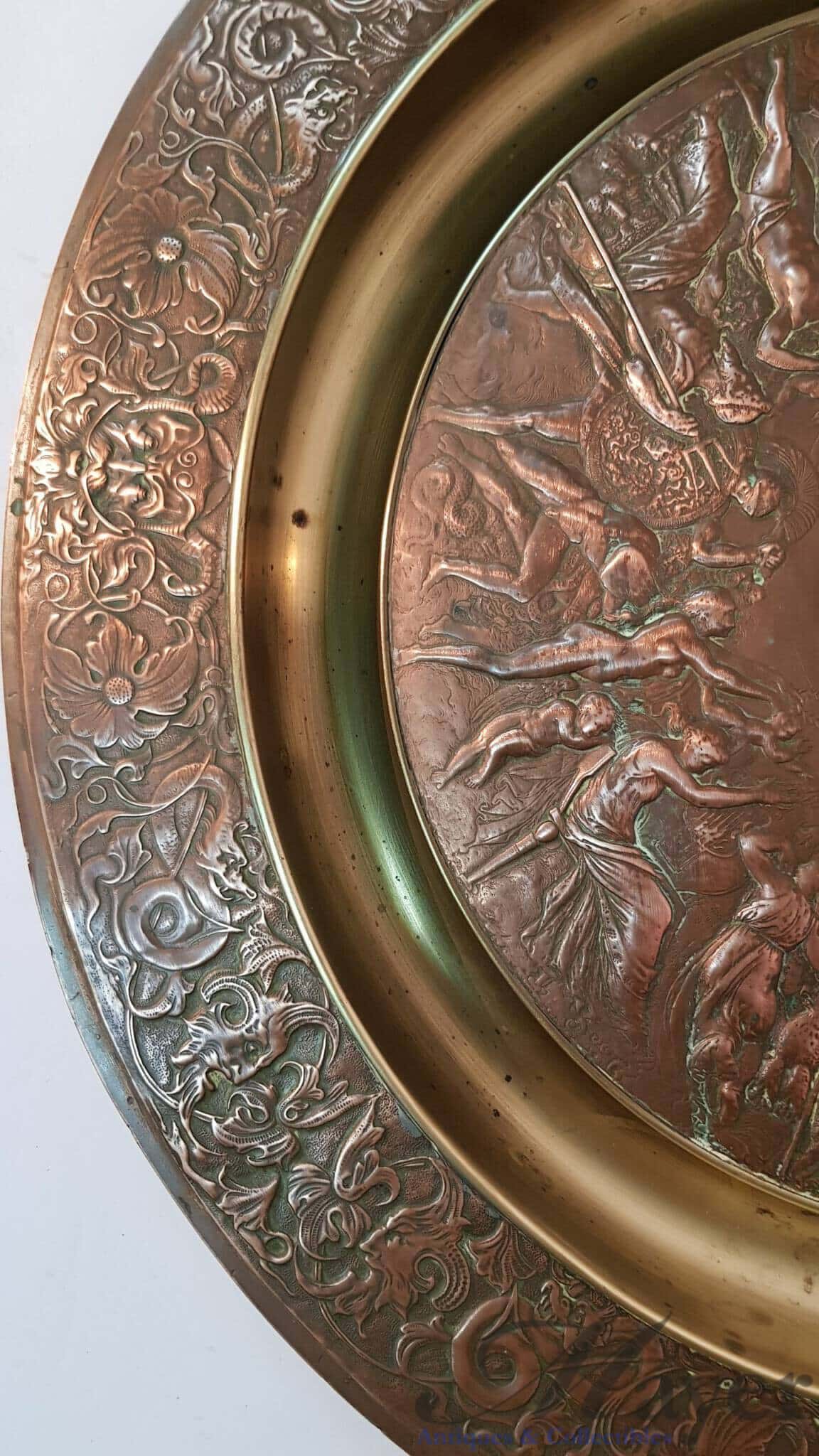 Vintage Copper plates - Greek Mythology Copper Plate