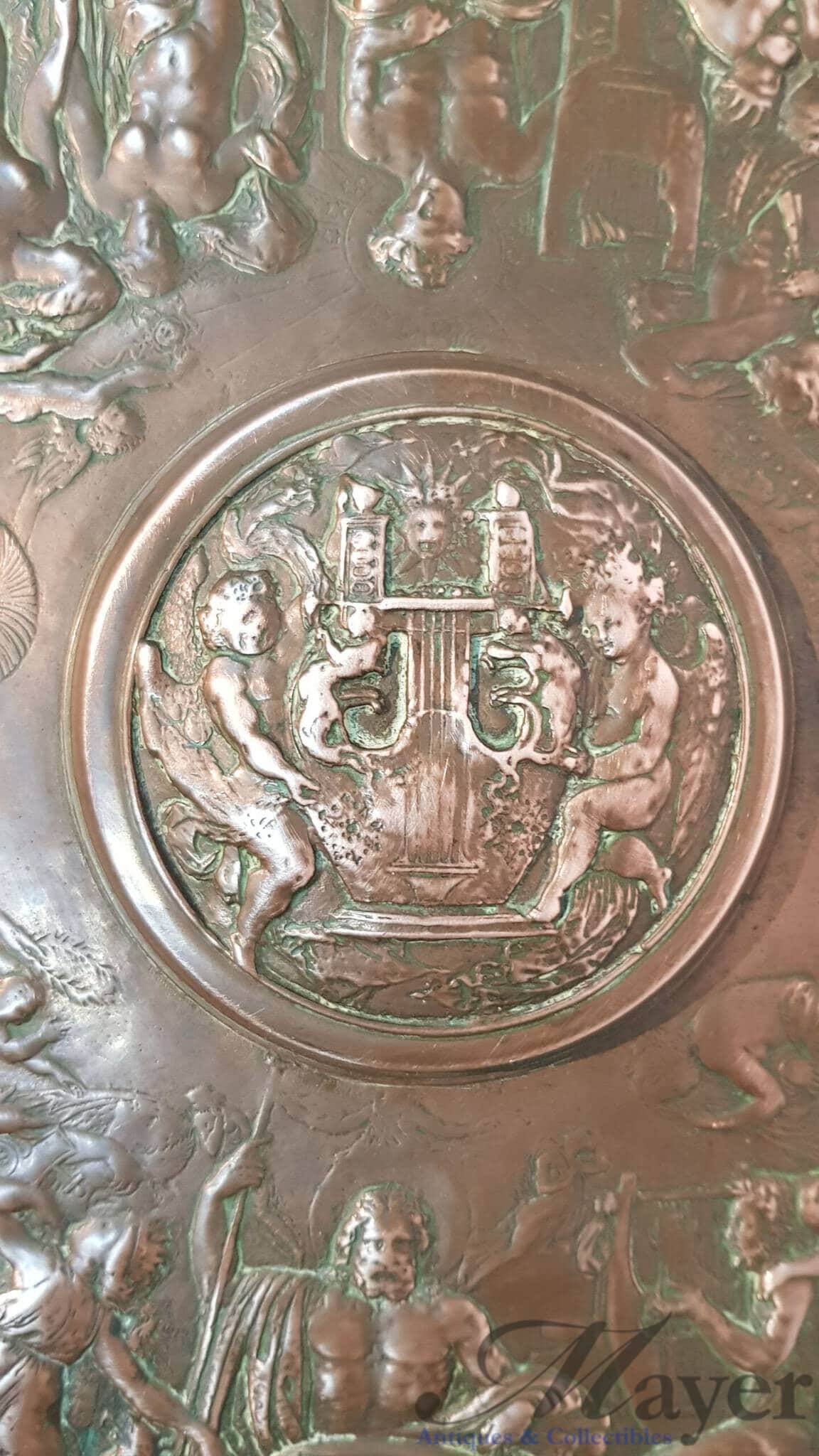 Vintage Copper plates - Greek Mythology Copper Plate