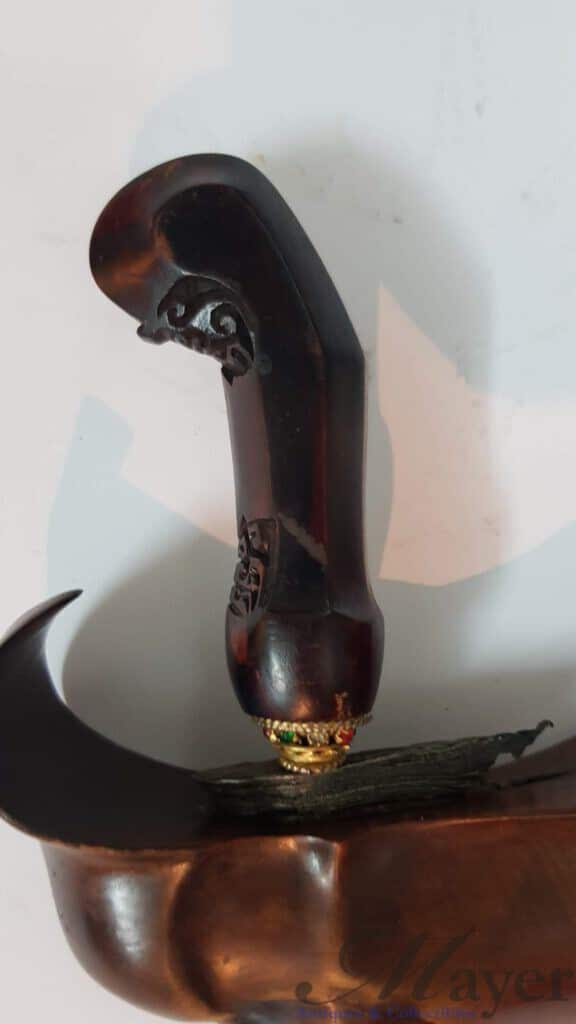 Beautiful Kris Dagger And Brass Scabbard From Java Island - Mayer ...