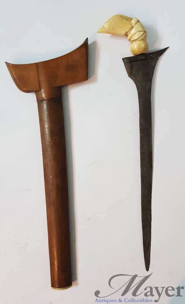 Bone Hilt Kris Dagger - Mayer Antiques & Collectibles