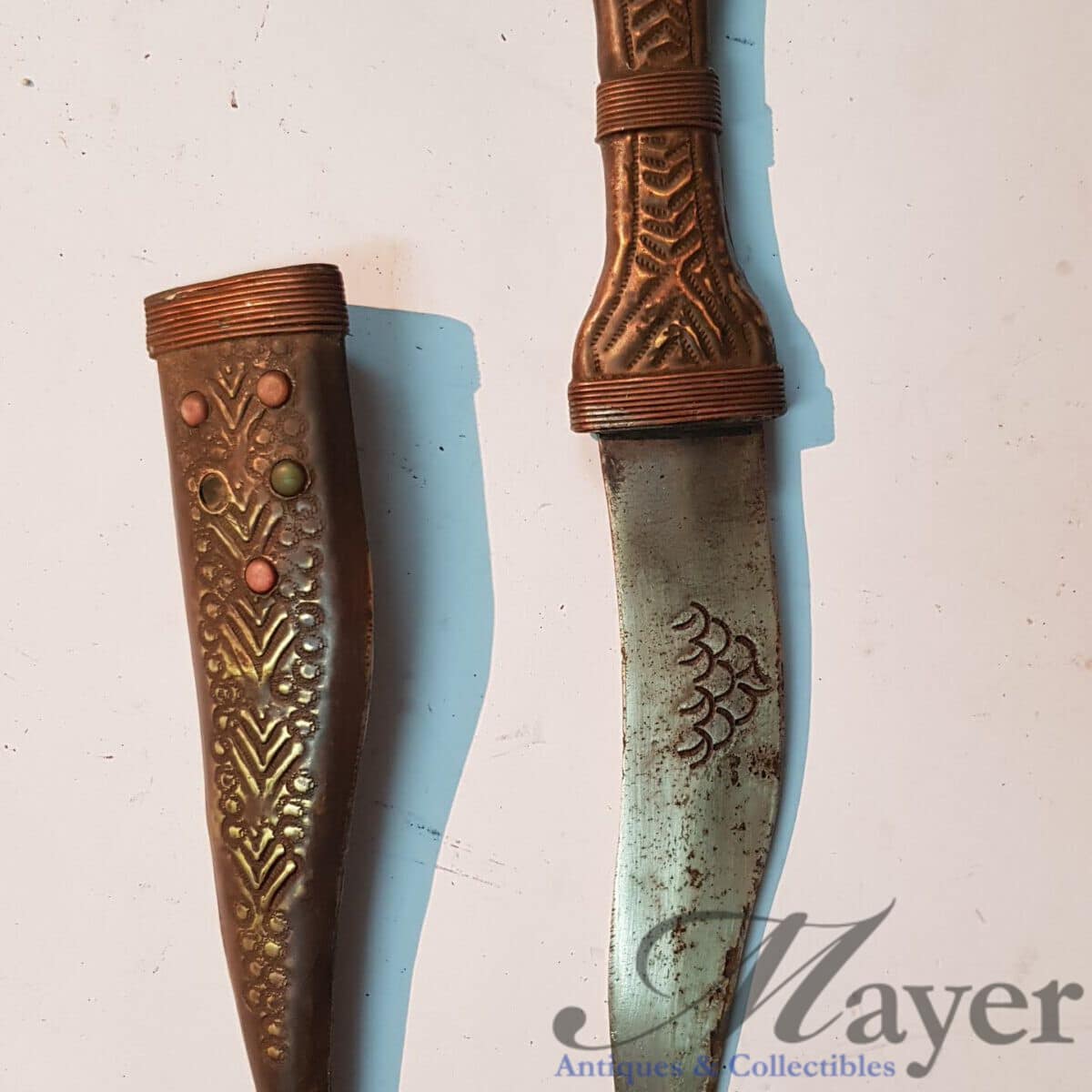Short Kinjal Dagger - Mayer Antiques & Collectibles