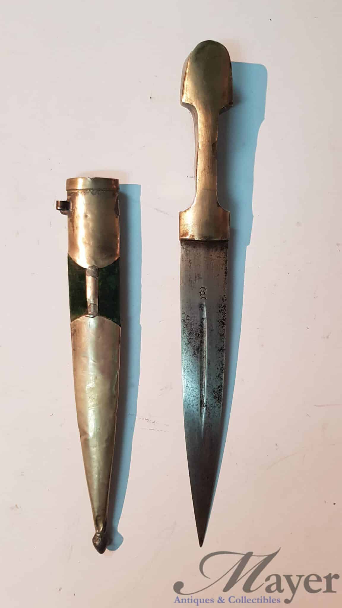 Short Kinjal Dagger - Mayer Antiques & Collectibles