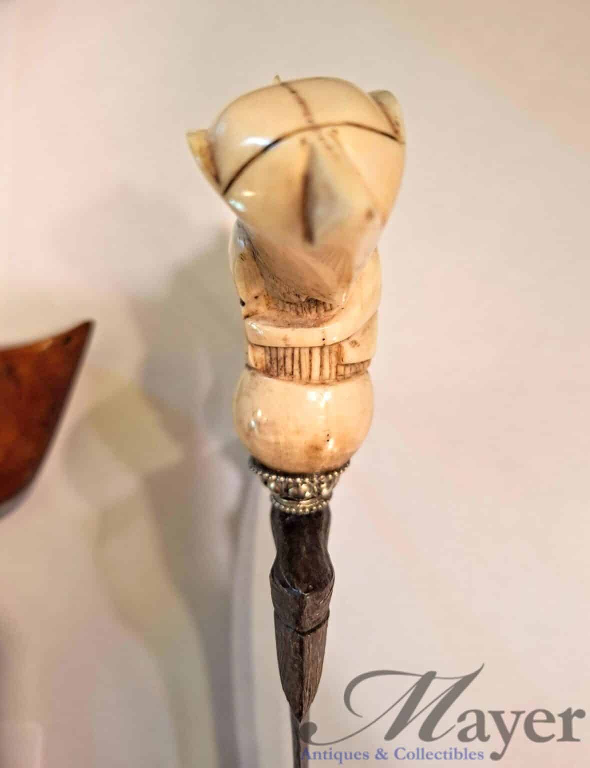 Bone Hilt Kris Dagger - Mayer Antiques & Collectibles
