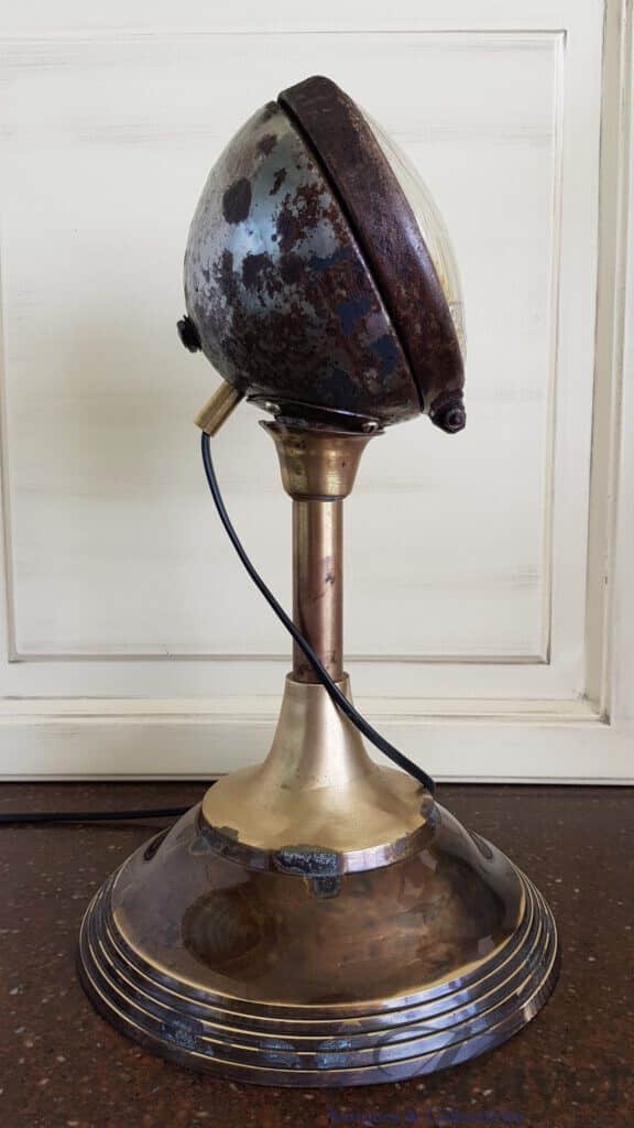 Hella Car Headlight Desk Lamp - Mayer Antiques & Collectibles