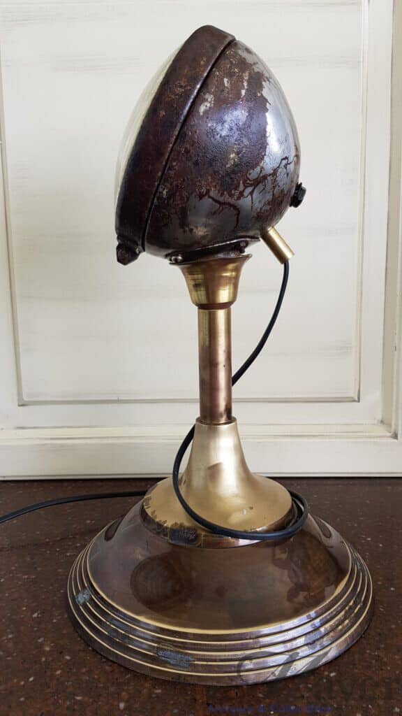Hella Car Headlight Desk Lamp - Mayer Antiques & Collectibles