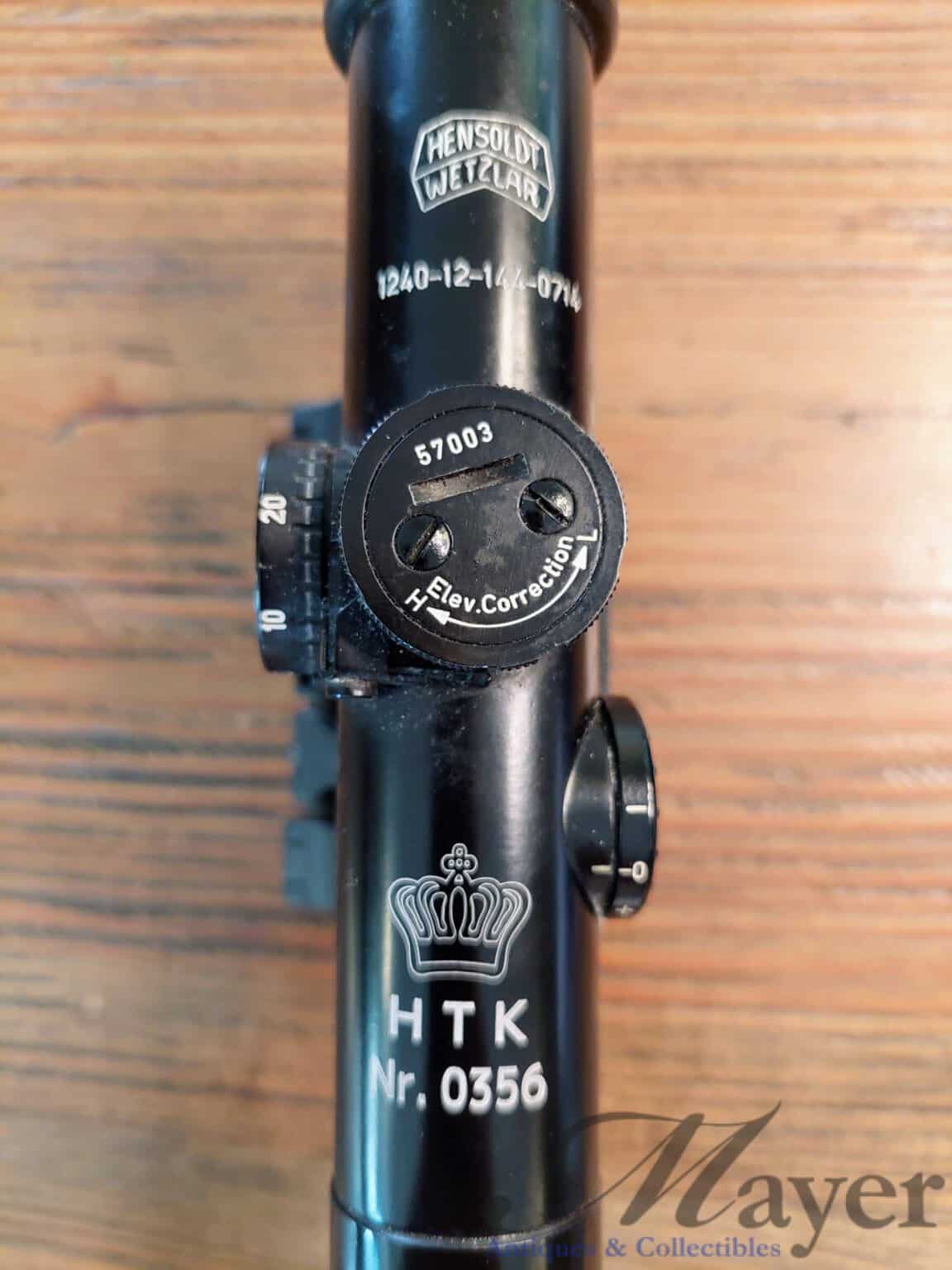 Danish Military Surplus Hensoldt Wetzlar Z24 x4 Scope With G3 Claw ...