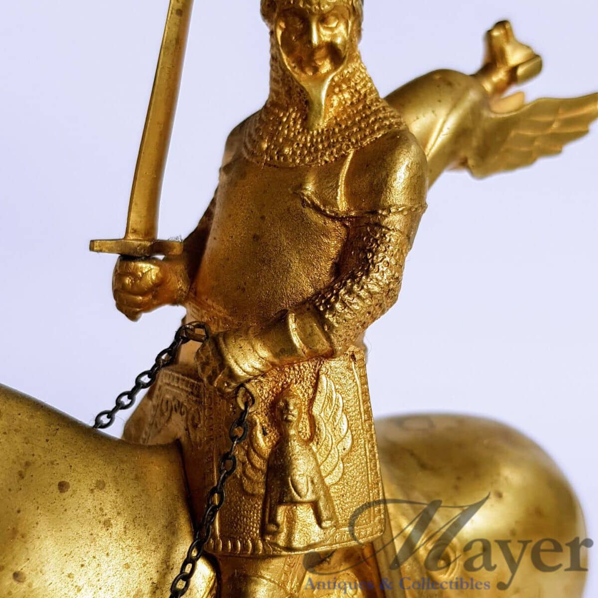 Prometheus Chain Bound To A Rock Sculpture