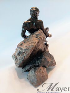 Prometheus Chain Bound To A Rock Sculpture