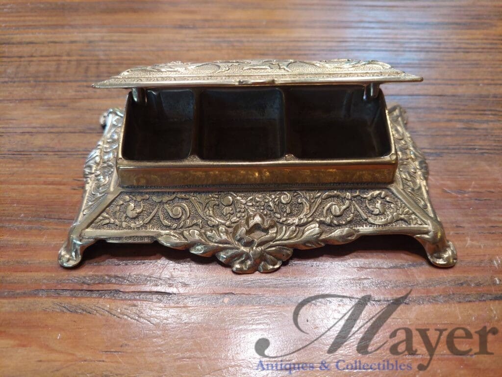 Antique Bronze Desk Set