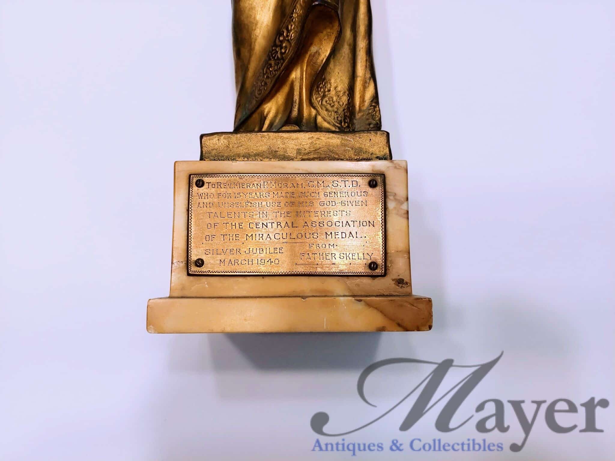 Hans Muller Bronze Sculpture Madonna And Jesus Child